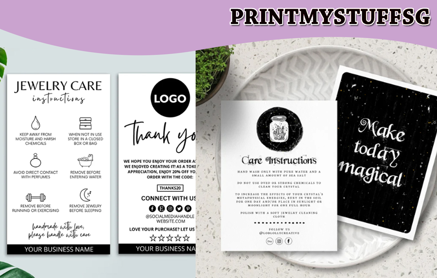 Enhance Your Customer with Care and Guide Cards, Tailored for the ...